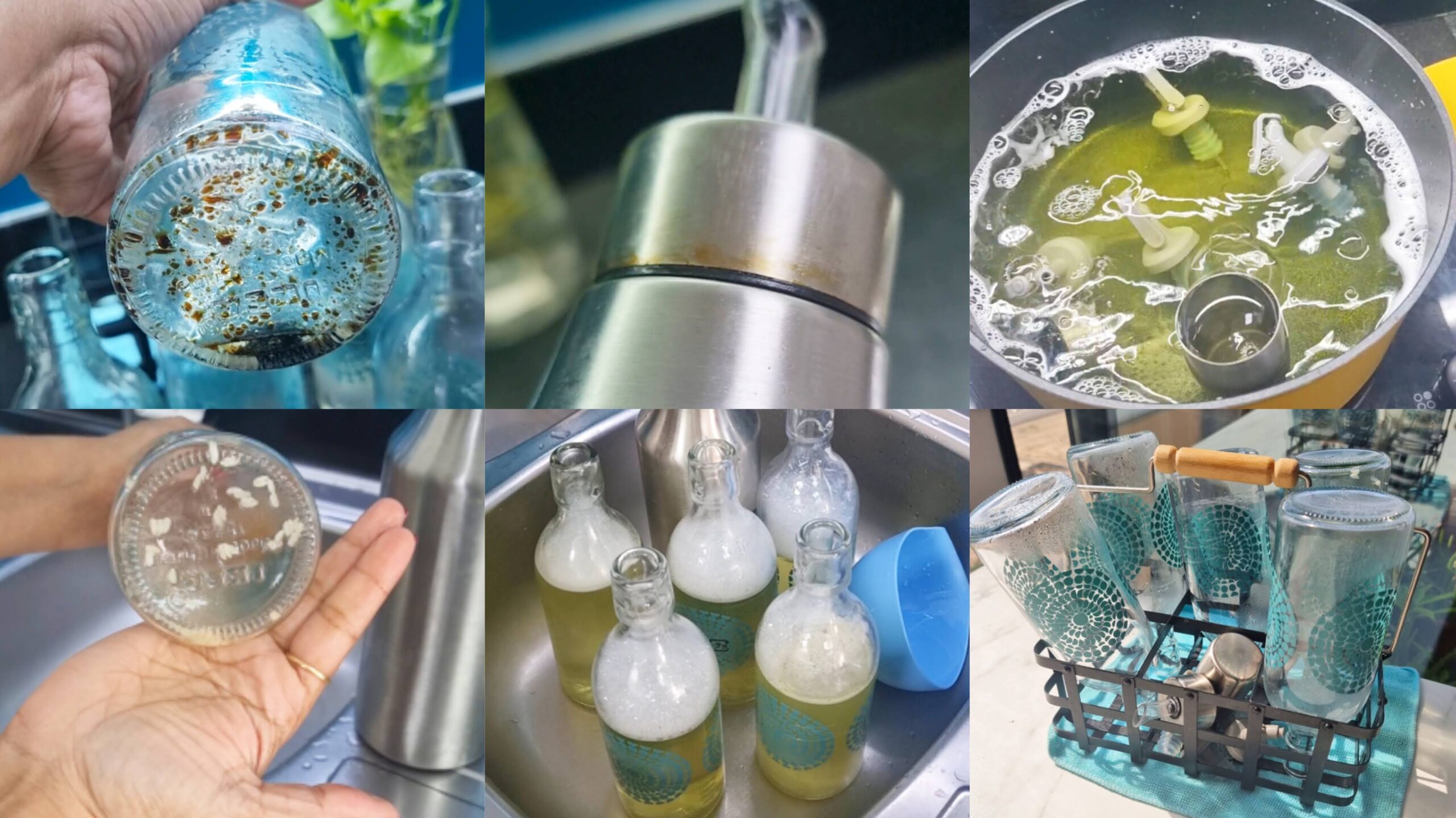 Step-by-step-cleaning-oil-dispensers - Prema's Culinary