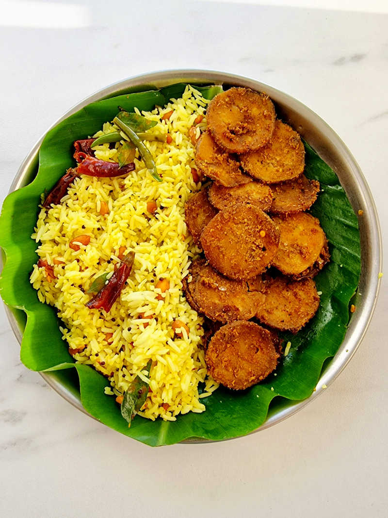 Vazhakkai Varuval(Roast), Raw Banana Fry, Side Dish for Rice - Prema's ...