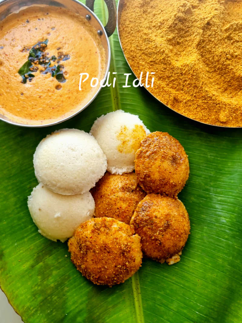Idli Molagai Podi, Classic Iyengar Podi Idli recipe(Podi Idli) - Prema ...